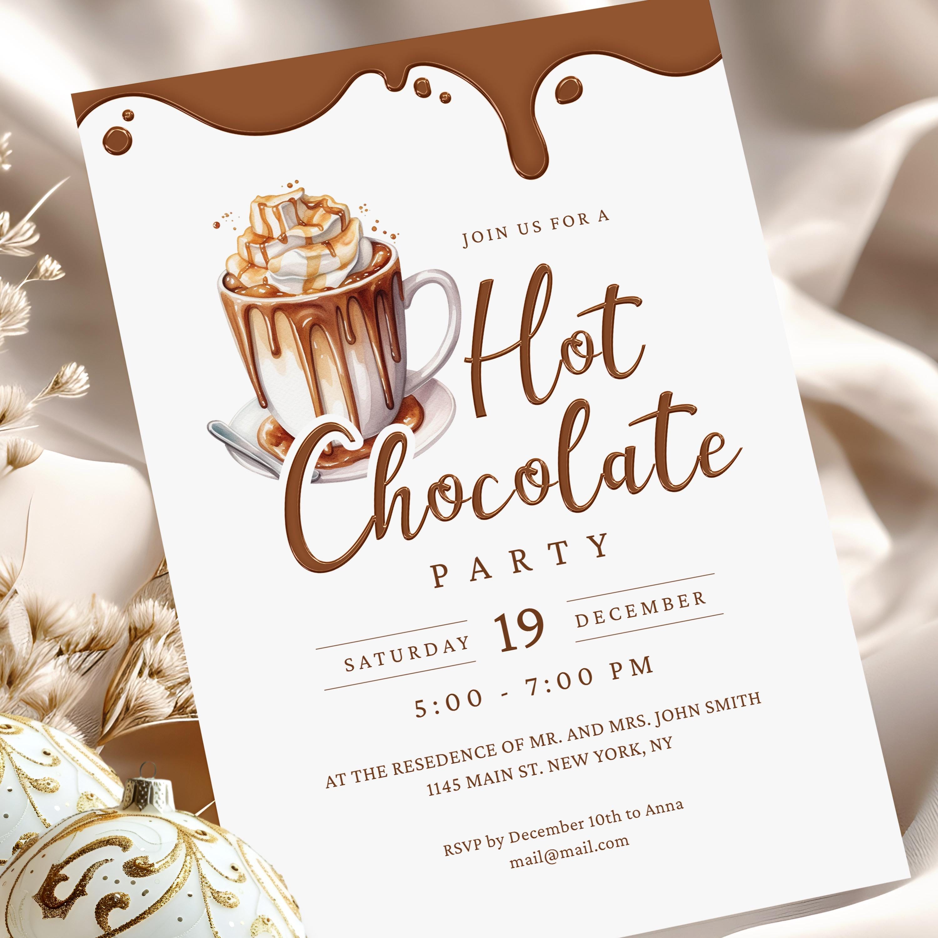 Hot Cocoa Bar Flyer Santa Meet & Greet Willmar Lakes Area : Willmar