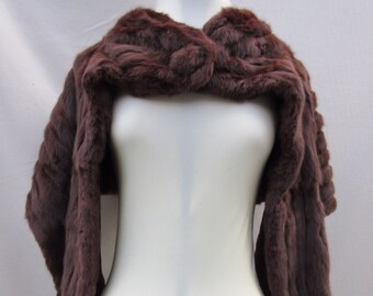 Fur shoulder wrap | Etsy