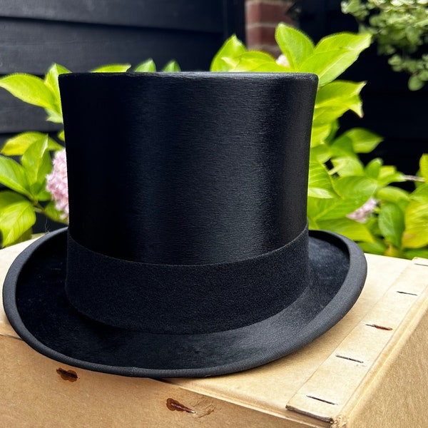Black Top Hat - Etsy