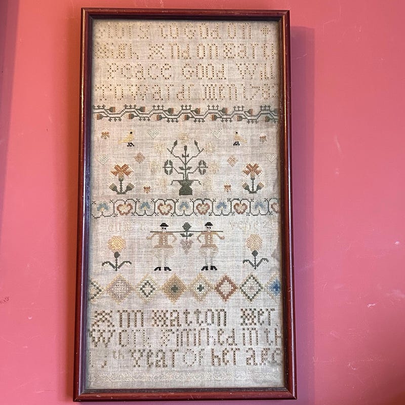 Sampler Antique - Etsy