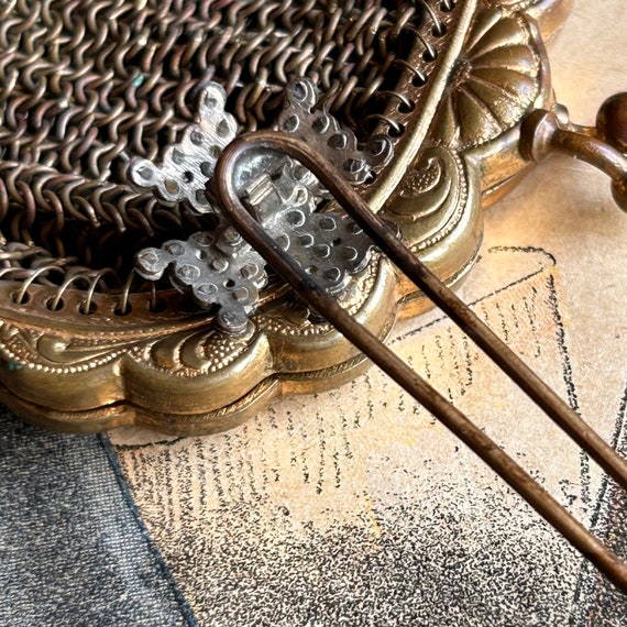 Antique cut steel Maltese cross hat pin lapel pin art… - Gem