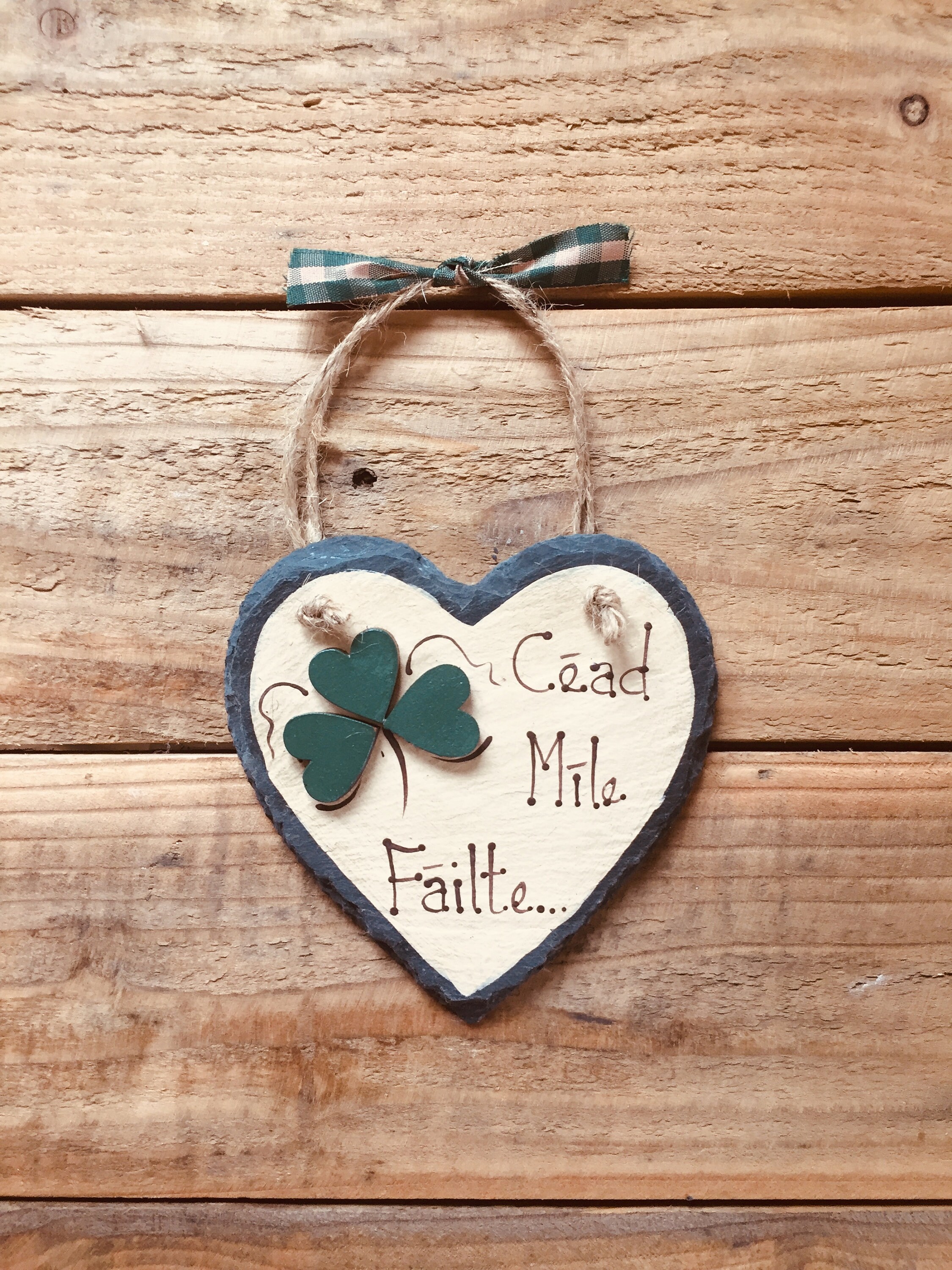 Fáilte... Irish Saying Meaning Welcome 4.5 Slate - Etsy