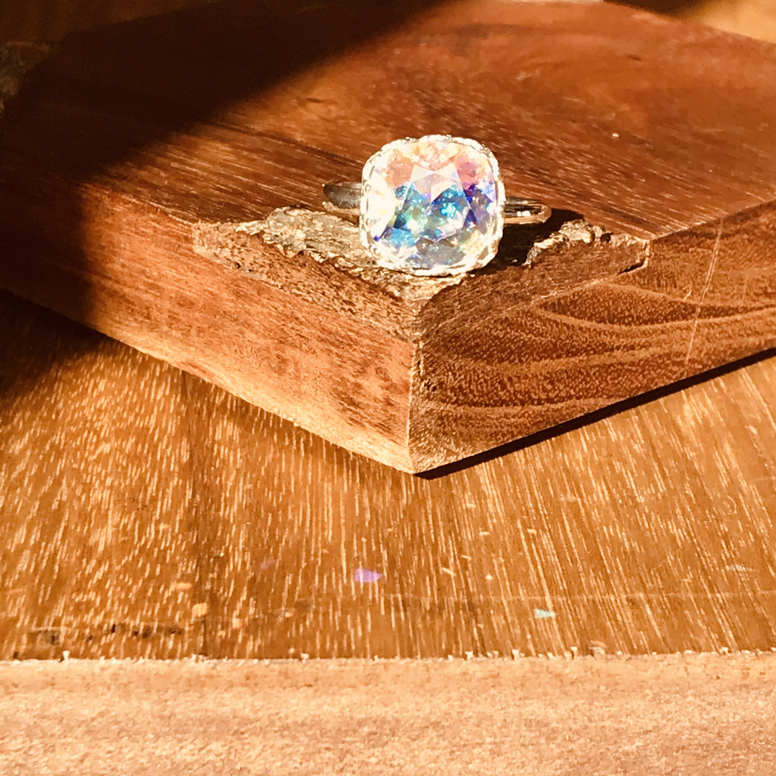 Swarovski Tears of Isis Ring Sterling Silver Adjustable | Etsy