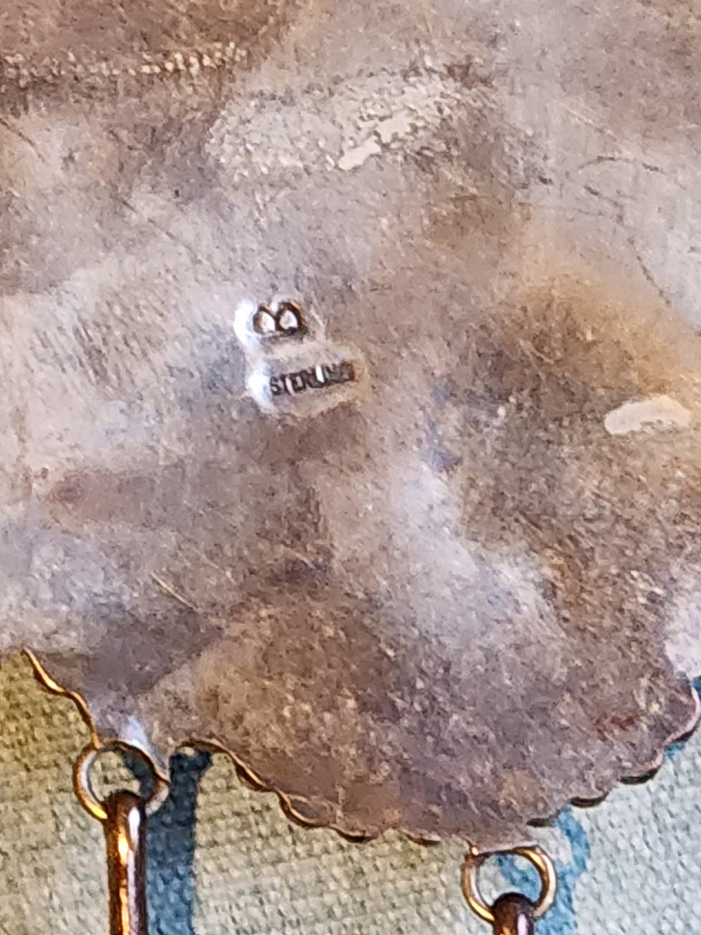 NATIVE AMERICAN Neckalce Lydia Begay NAVAJO Sterling Silver Signed One ...