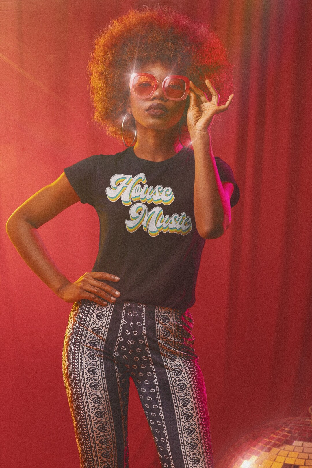 Retro Vibes House Music EDM Dance Music - Etsy