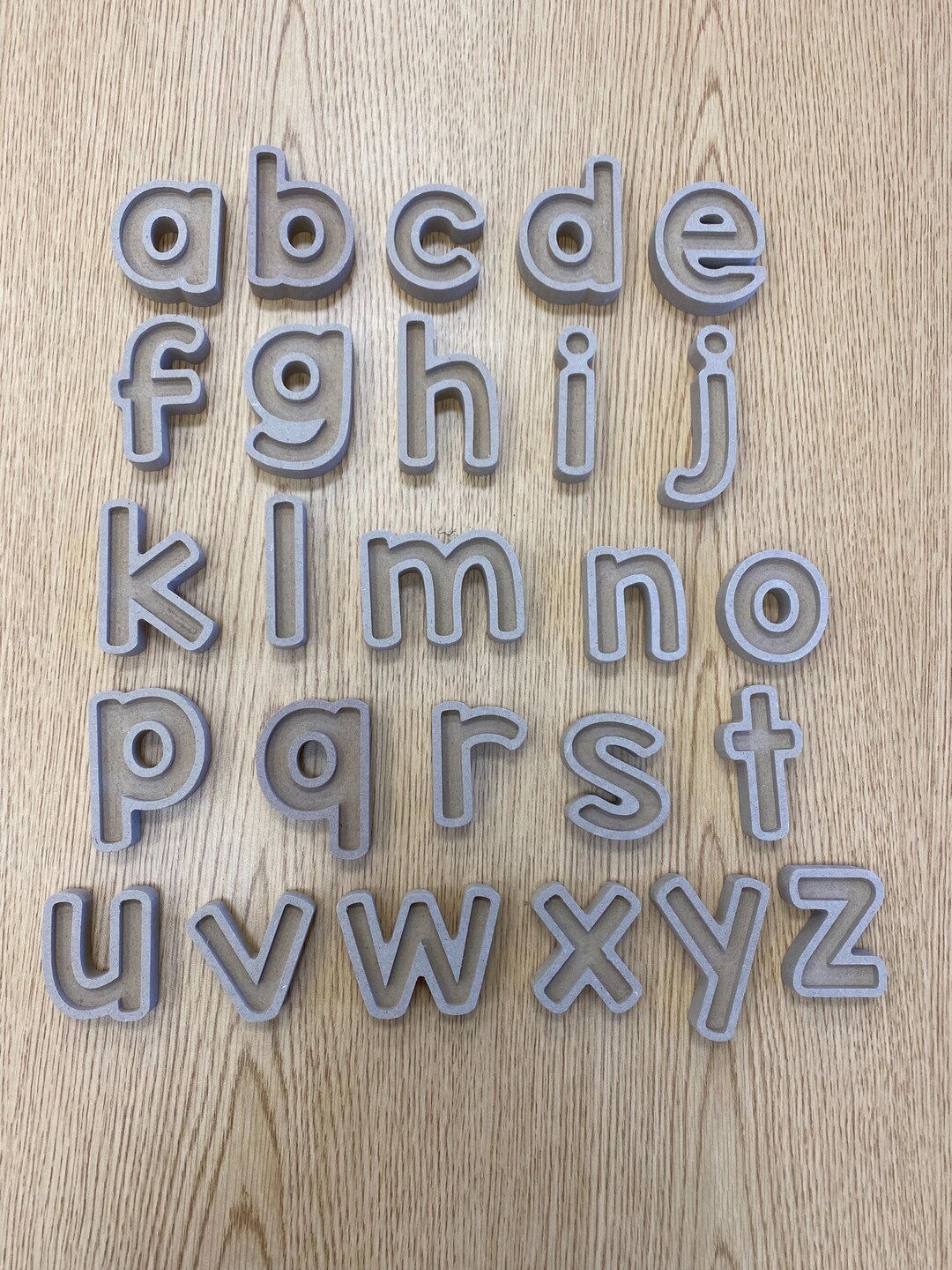 Alphabet Letters Sensory Blocks for Learning-lowercase SECONDS - Etsy