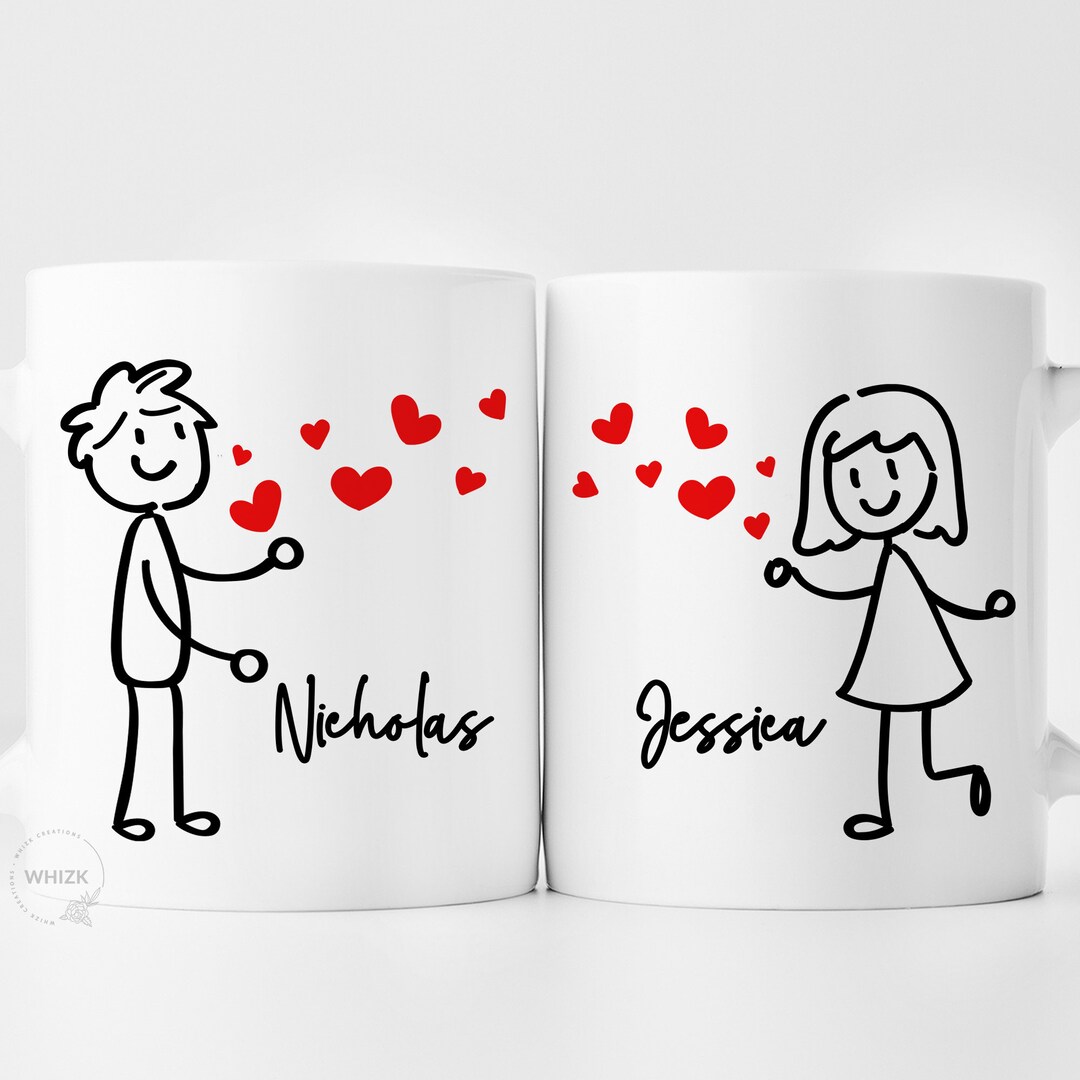 Couples Mug Set Couples T Personalized Wedding Anniversary T