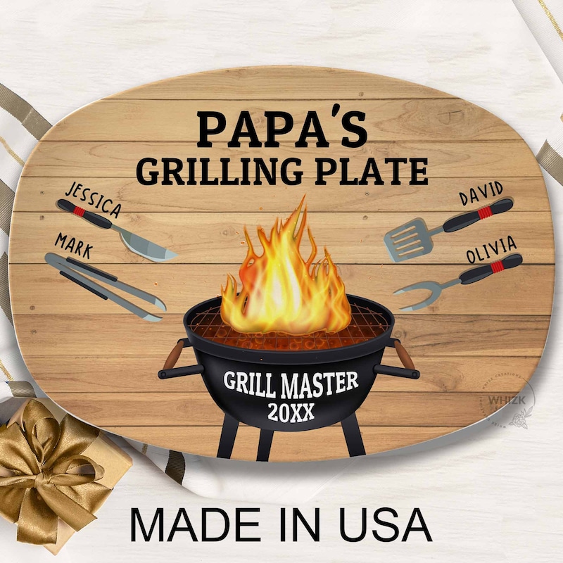 Barbecue Grill Plates - Etsy