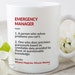 Emergency Manager Mug for Emergency Manager Gifts for Emergency Manager ...