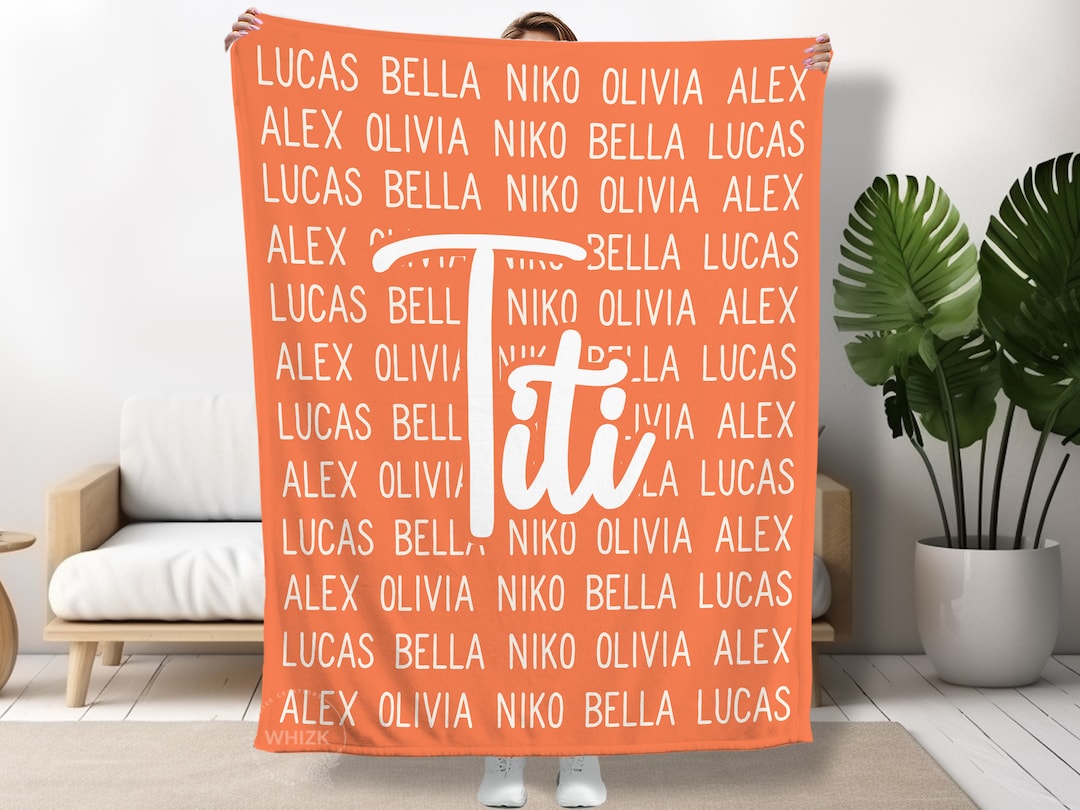 Titi Gifts for Titi Blanket Personalized Best Titi Ever Aunt - Etsy