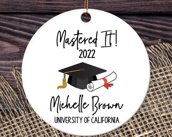 Masters Degree Graduation Gift for Her Masters Degree - Etsy