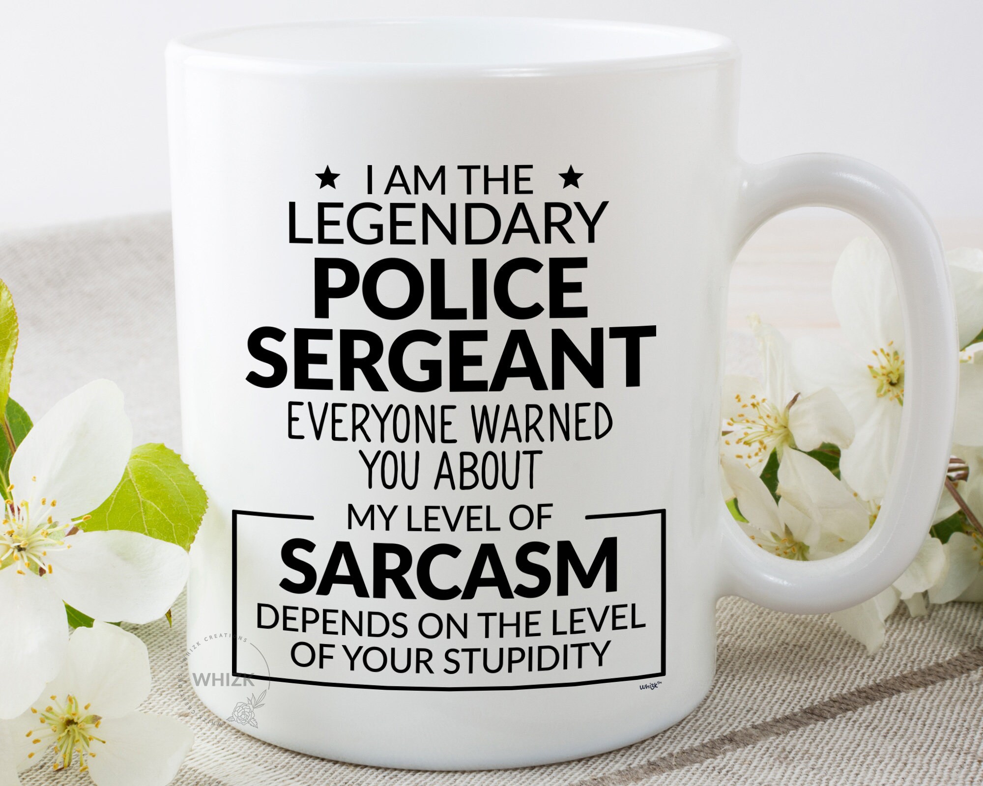 Police Sergeant Mug for Police Sergeant Gifts for Police Sergeant ...
