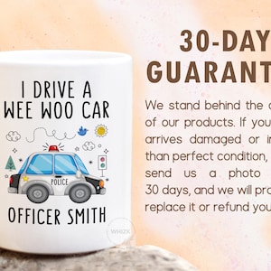 Police Officer Mug, I Drive A Wee Woo Car Police Mug Police Officer ...
