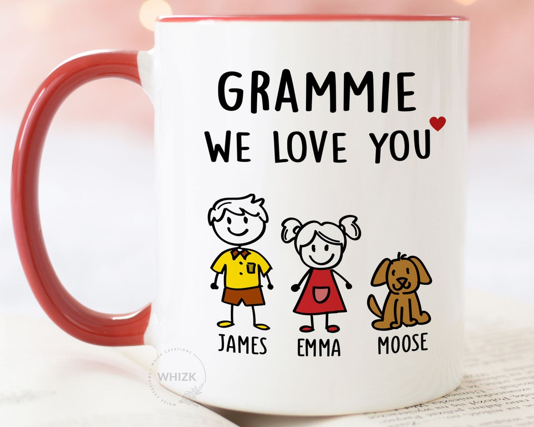 Grammie Gift for Grammie Mug, Personalized Grammie Birthday Gift ...
