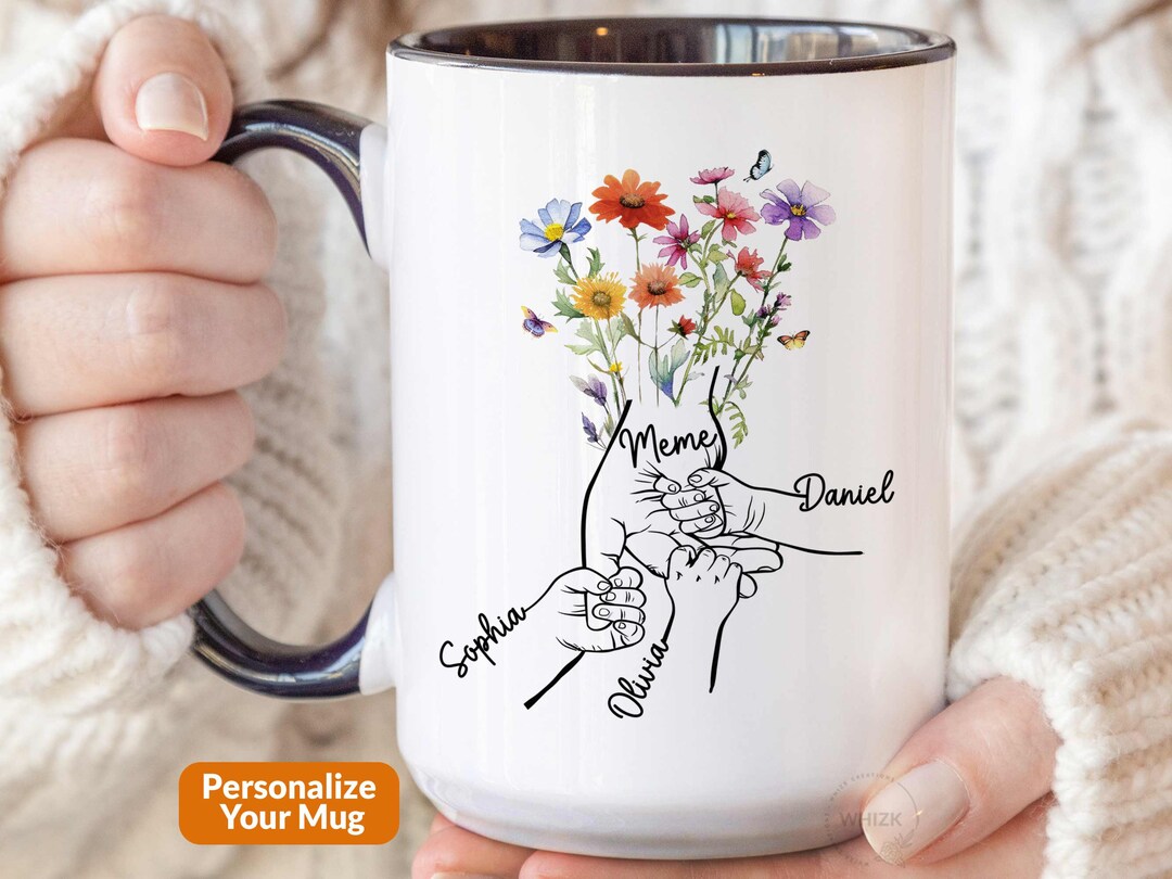 Meme Mug Holding Hands Mug, Meme Gift, Mothers Day Gift for Grandma ...