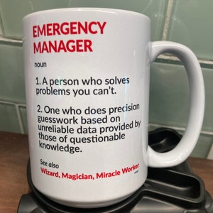 Emergency Manager Mug for Emergency Manager Gifts for Emergency Manager ...