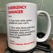 Emergency Manager Mug for Emergency Manager Gifts for Emergency Manager ...