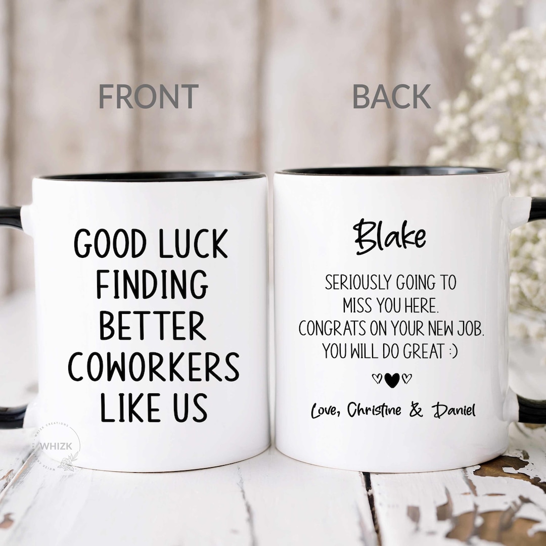 Going Away Gift for Coworker Leaving Mug, Farewell Gift for Co-worker ...
