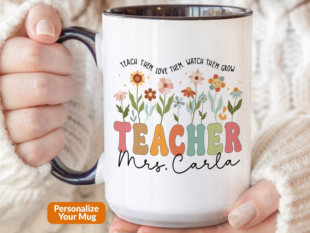 Teacher Mug, Teacher Appreciation Gift Kindergarten Teacher ...