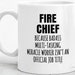 Fire Chief Mug, Fire Chief Gifts, Fire Chief Coffee Mug, Funny Fire ...
