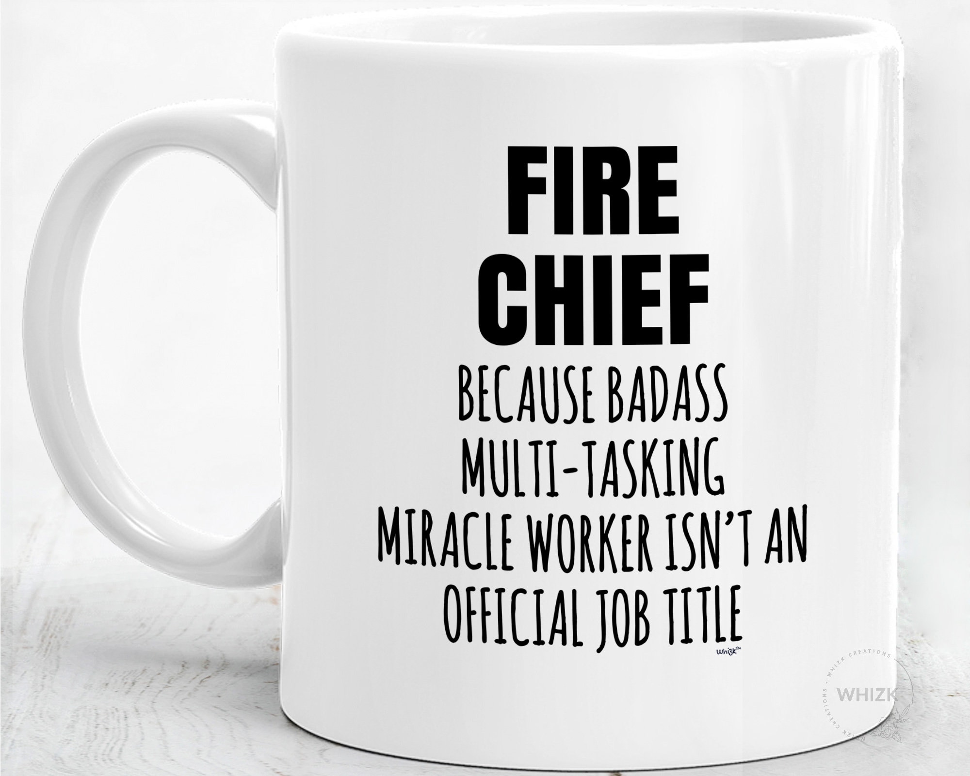 Fire Chief Mug Fire Chief Gifts Fire Chief Coffee Mug Funny - Etsy
