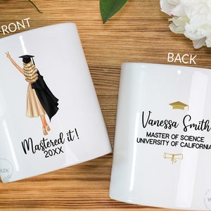 Masters Degree Graduation Gift for Her, Mastered It Mug 2025, MBA ...