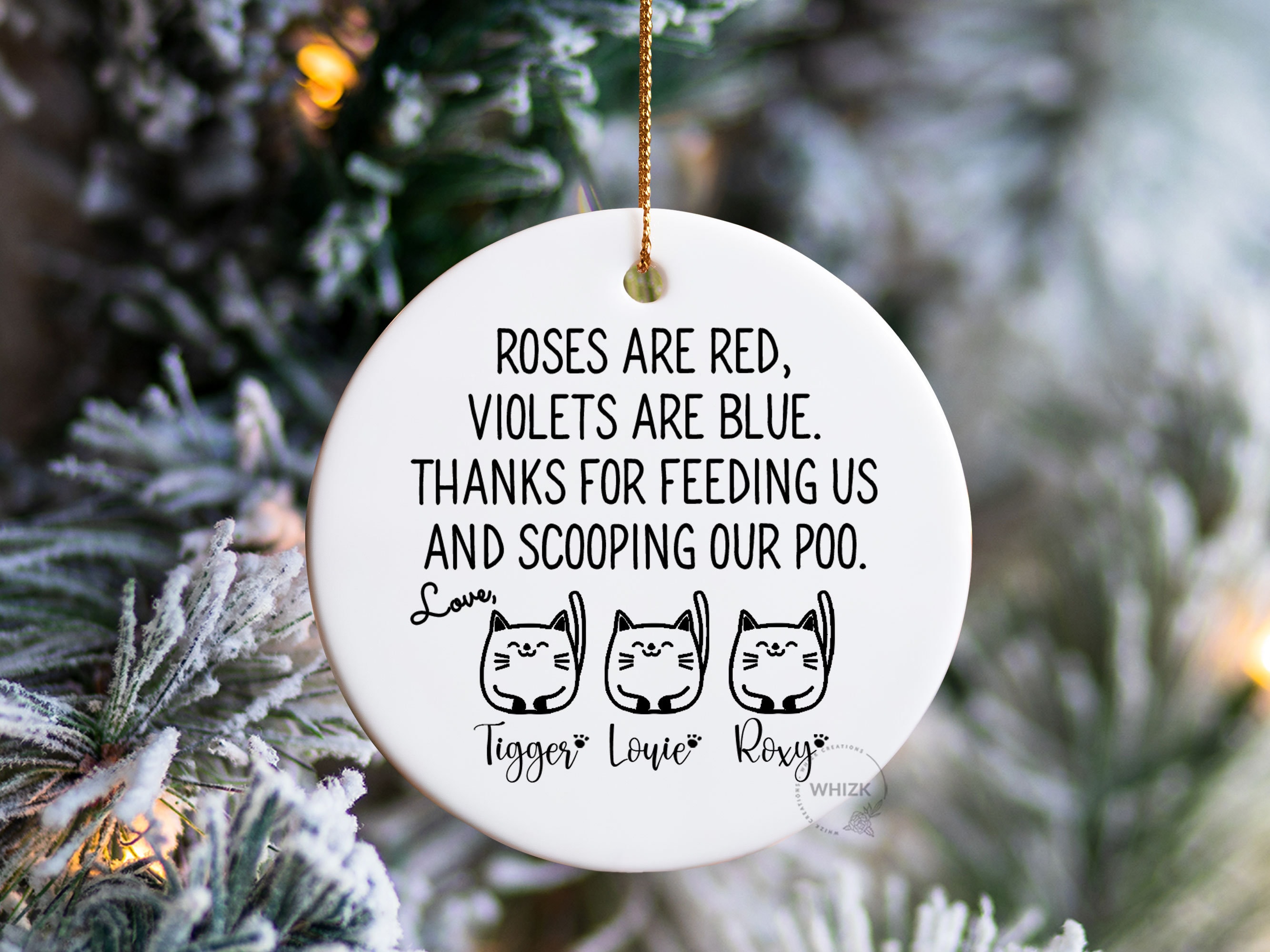 Cat Mom Dad Ornament, Cat Mom Gifts, Cat Dad Gifts for Cat Lovers ...