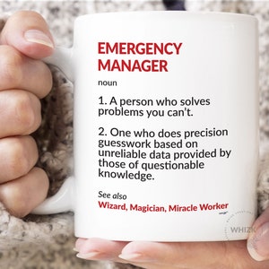 Emergency Manager Mug for Emergency Manager Gifts for Emergency Manager ...