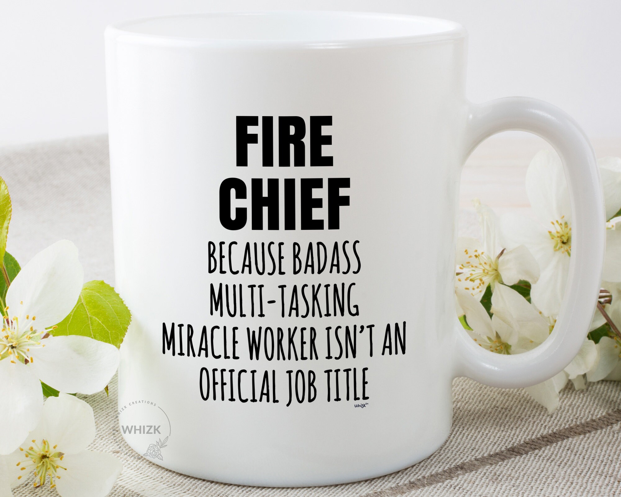 Fire Chief Mug Fire Chief Gifts Fire Chief Coffee Mug Funny - Etsy