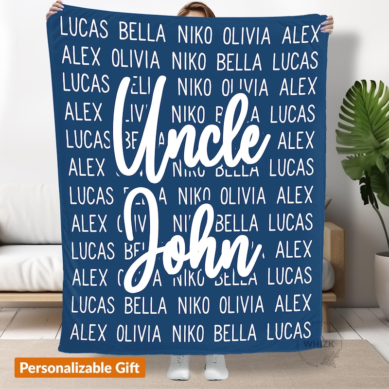 Throw Blanket for Uncle - Etsy