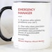 Emergency Manager Mug for Emergency Manager Gifts for Emergency Manager ...
