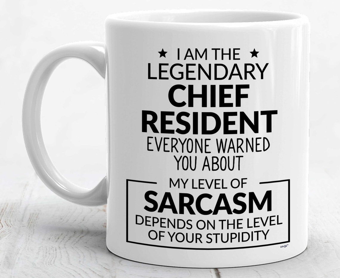 Chief Resident Mug Chief Resident Gifts Chief Resident - Etsy