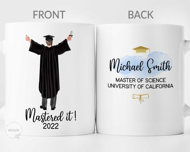 Masters Degree Graduation Gift for Him Master's Degree - Etsy