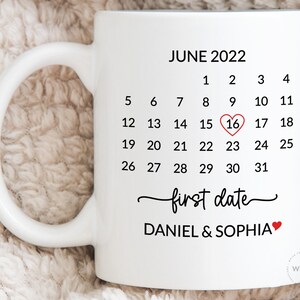 Our First Date Gift, Valentines Gift for Him Her Personalized Couple ...