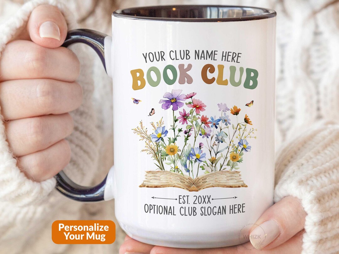 Book Club Mug, Book Club Gifts for Book Club Member, Personalized Book ...