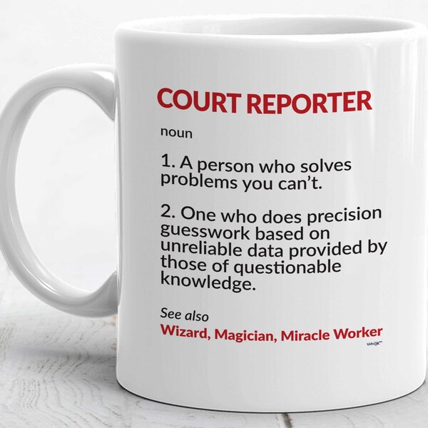 Court Reporter - Etsy
