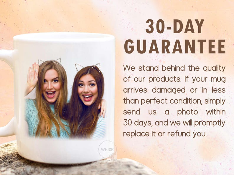 Custom Text Mug, Personalized Photo Mug Picture Gift, Custom Message ...