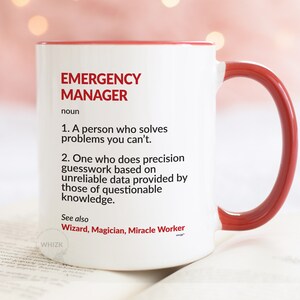 Emergency Manager Mug for Emergency Manager Gifts for Emergency Manager ...