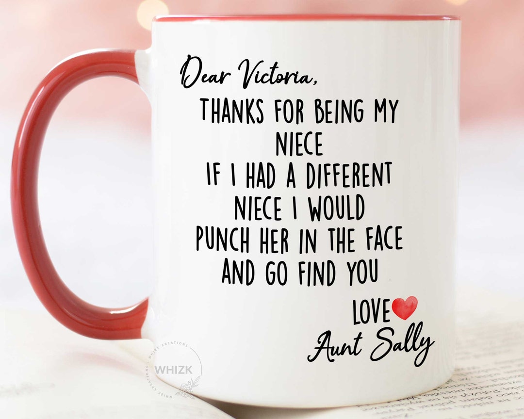 Niece Gift From Aunt Uncle, Gift for Niece Mug for Niece Birthday ...