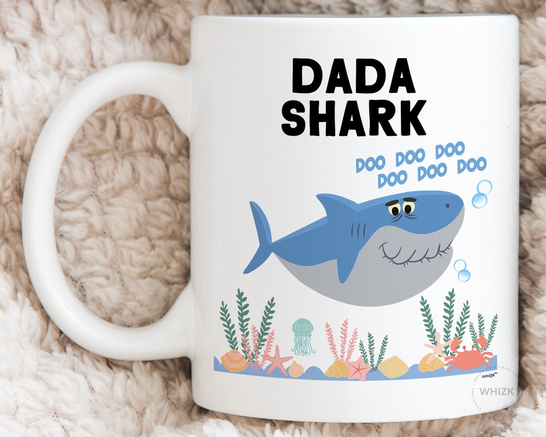 Dada Shark Mug for Dada Gifts Dada Coffee Mug Best Fathers - Etsy UK