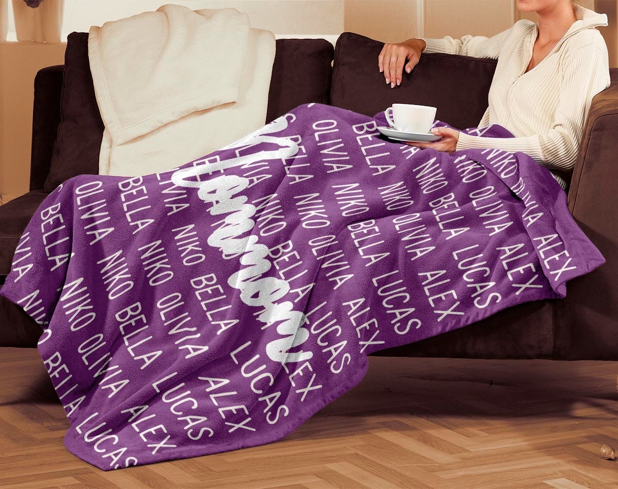 Mommom Blanket Mommom Gift for Grandma Gift From - Etsy