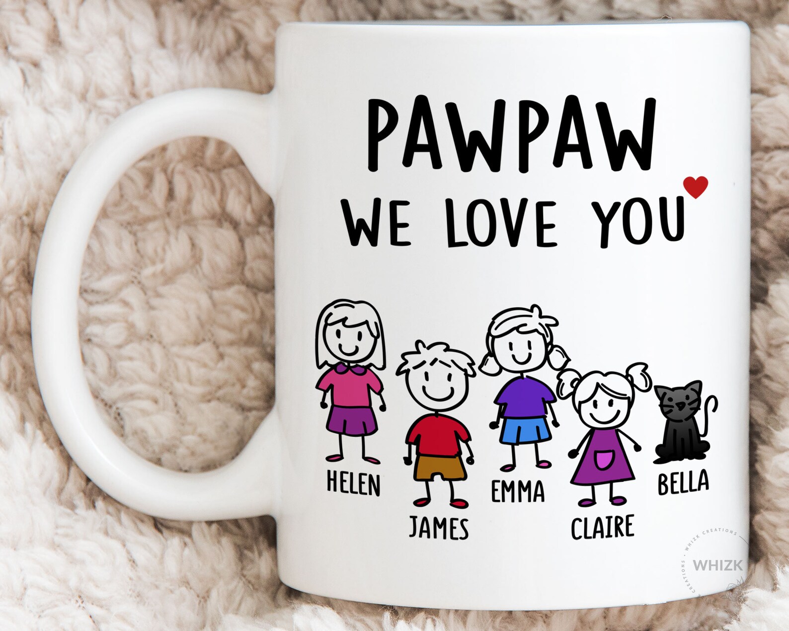 Pawpaw Gift for Pawpaw Mug Personalized Pawpaw Birthday Gift - Etsy