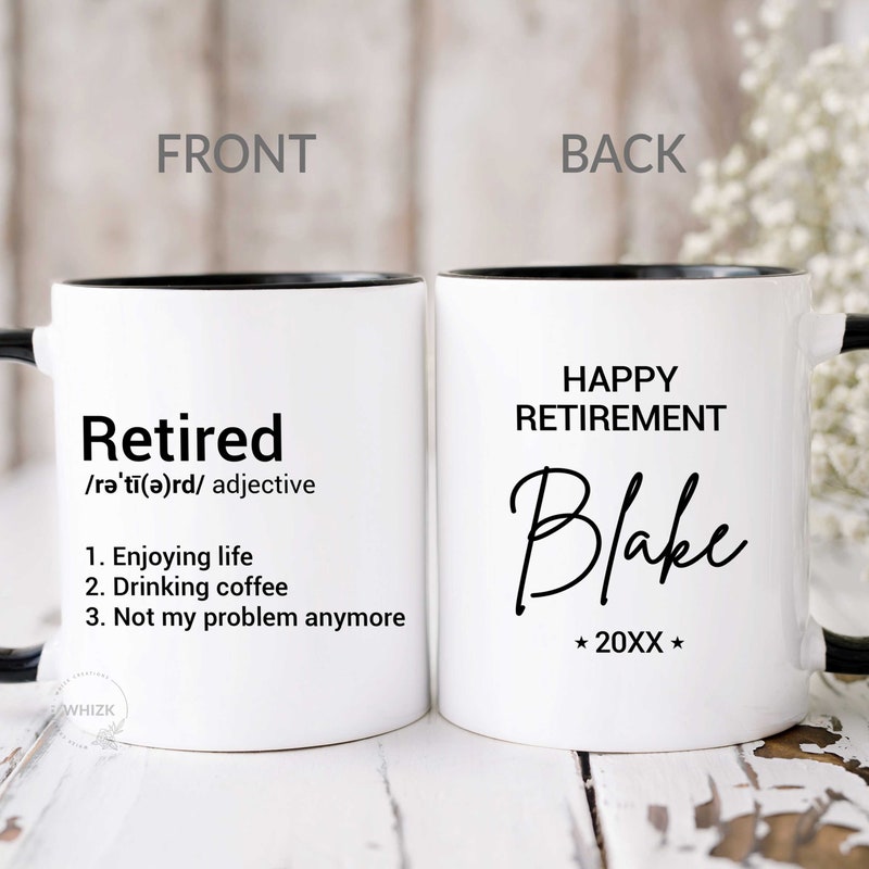 Retirement Mug - Etsy