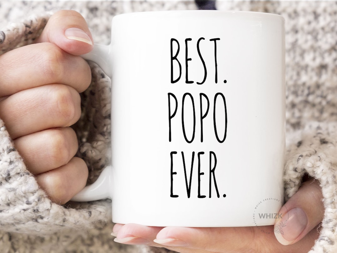 Popo Mug, Popo Gifts, Grandpa Gifts From Granddaughter, Popo Coffee Mug ...