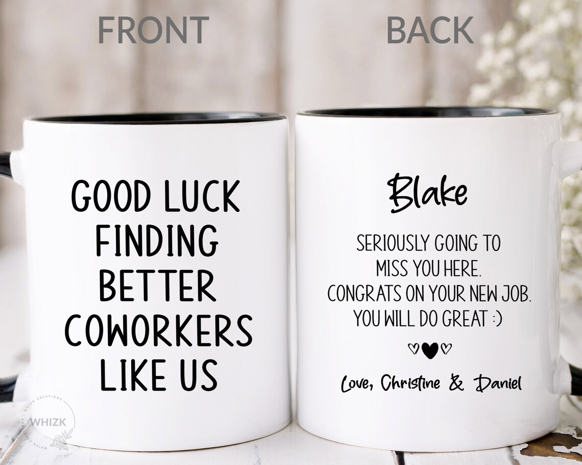 Going Away Gift for Coworker Leaving Mug Farewell Gift for - Etsy