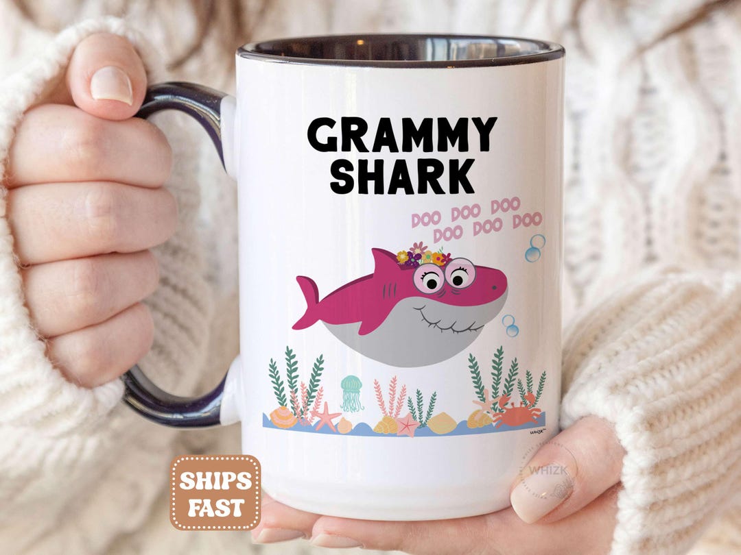 Grammy Shark Mug for Grammy Gifts for Grammy Mug, Mothers Day Gifts ...
