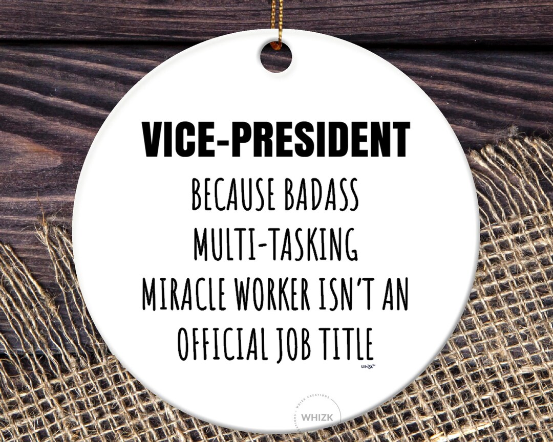 Vice President Gifts for Vice President Ornament VP Gift - Etsy