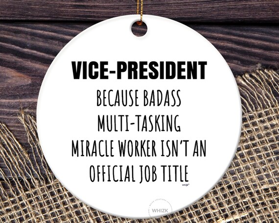 Vice President Gifts for Vice President Ornament VP Gift - Etsy