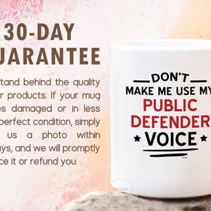 Public Defender Mug, Public Defender Gifts, Public Defender Coffee Mug ...