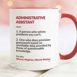 Administrative Assistant Mug for Administrative Assistant Gifts for ...